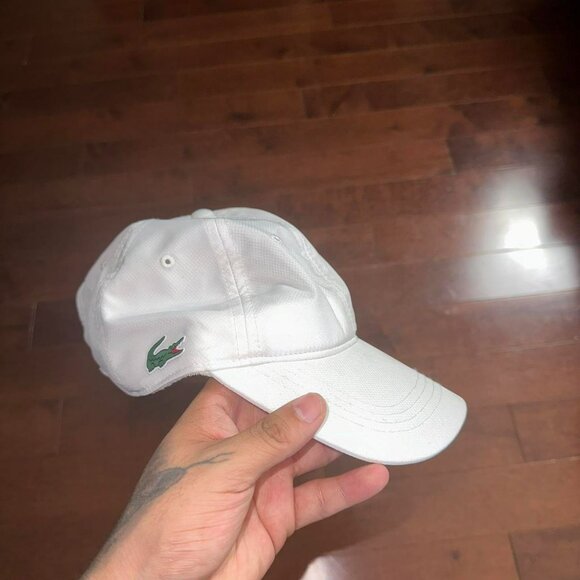 Lacoste | Accessories | Lacoste Sports White Hat Lacoste | Poshmark